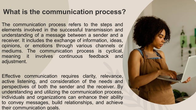 CHAPTER-ONE-DOC, Steps & Components of the Communication Process | PPT