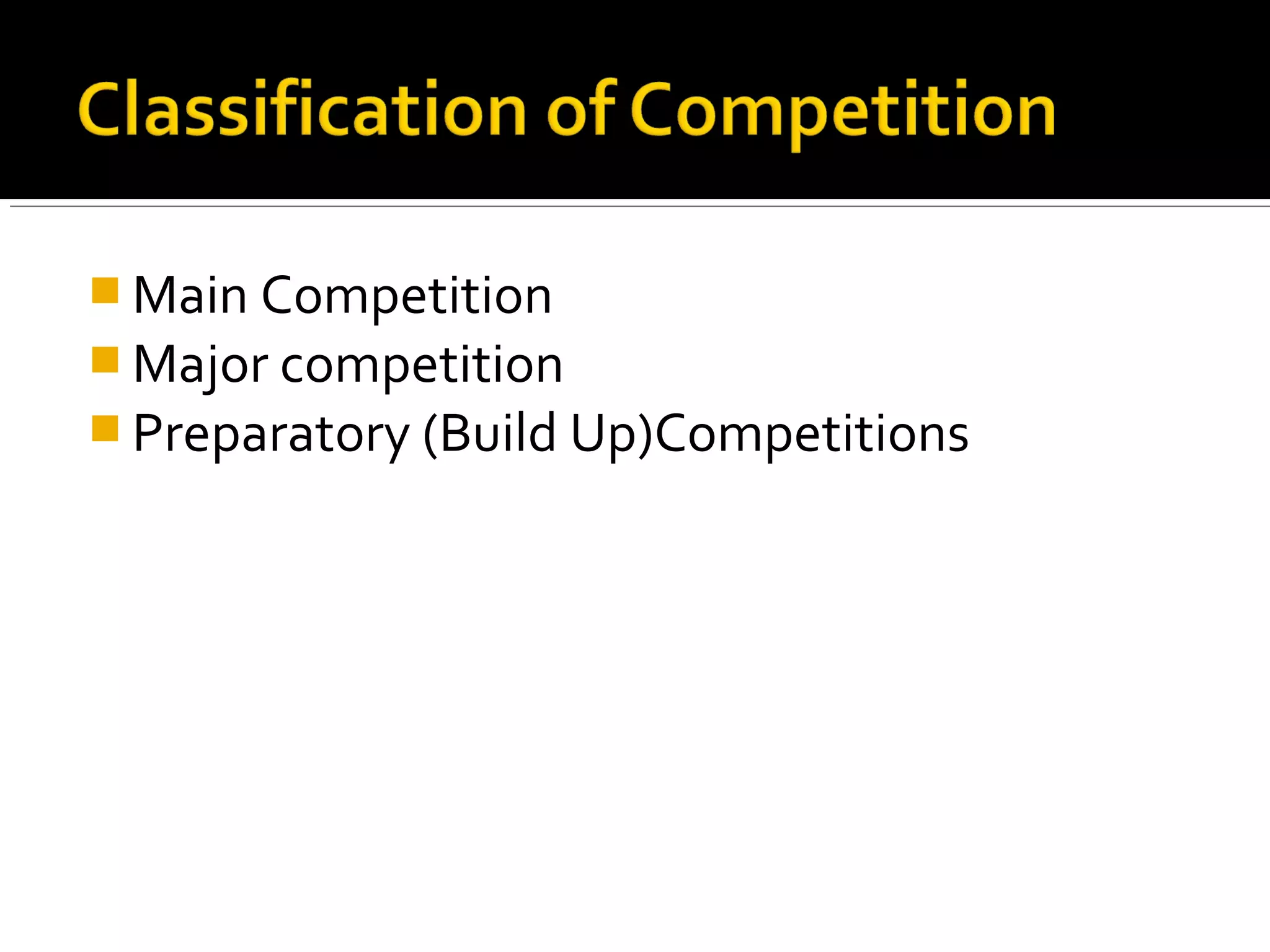 Chapter Planning of Competitions & Periodization | PPT