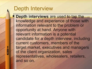 qualitative research techniques | PPT