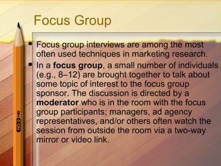qualitative research techniques | PPT