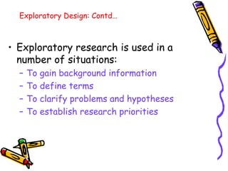 Chapter research design | PPT