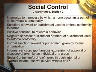 Sociology: Chapter Three Notes | PPT