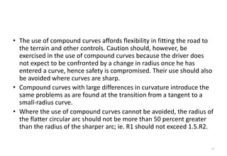 Geometric design of Highway Chapter-3-pptx | PPTX