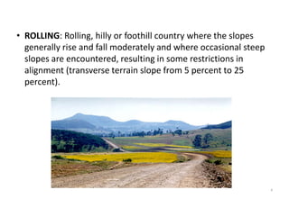 Geometric design of Highway Chapter-3-pptx | PPTX