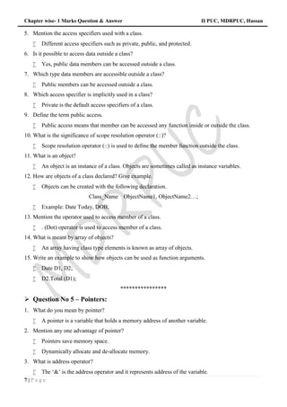 chapter-wise- 1 mark Q.pdf | Programming Languages | Computing