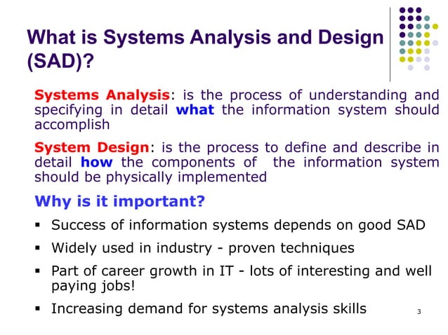 Course Outline System Analysis and Design | PPTX | Educational ...