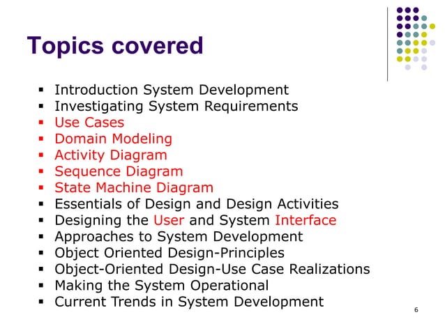 Course Outline System Analysis and Design | PPTX | Educational ...