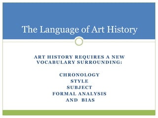 Art History 101. What is Art History? | PPT