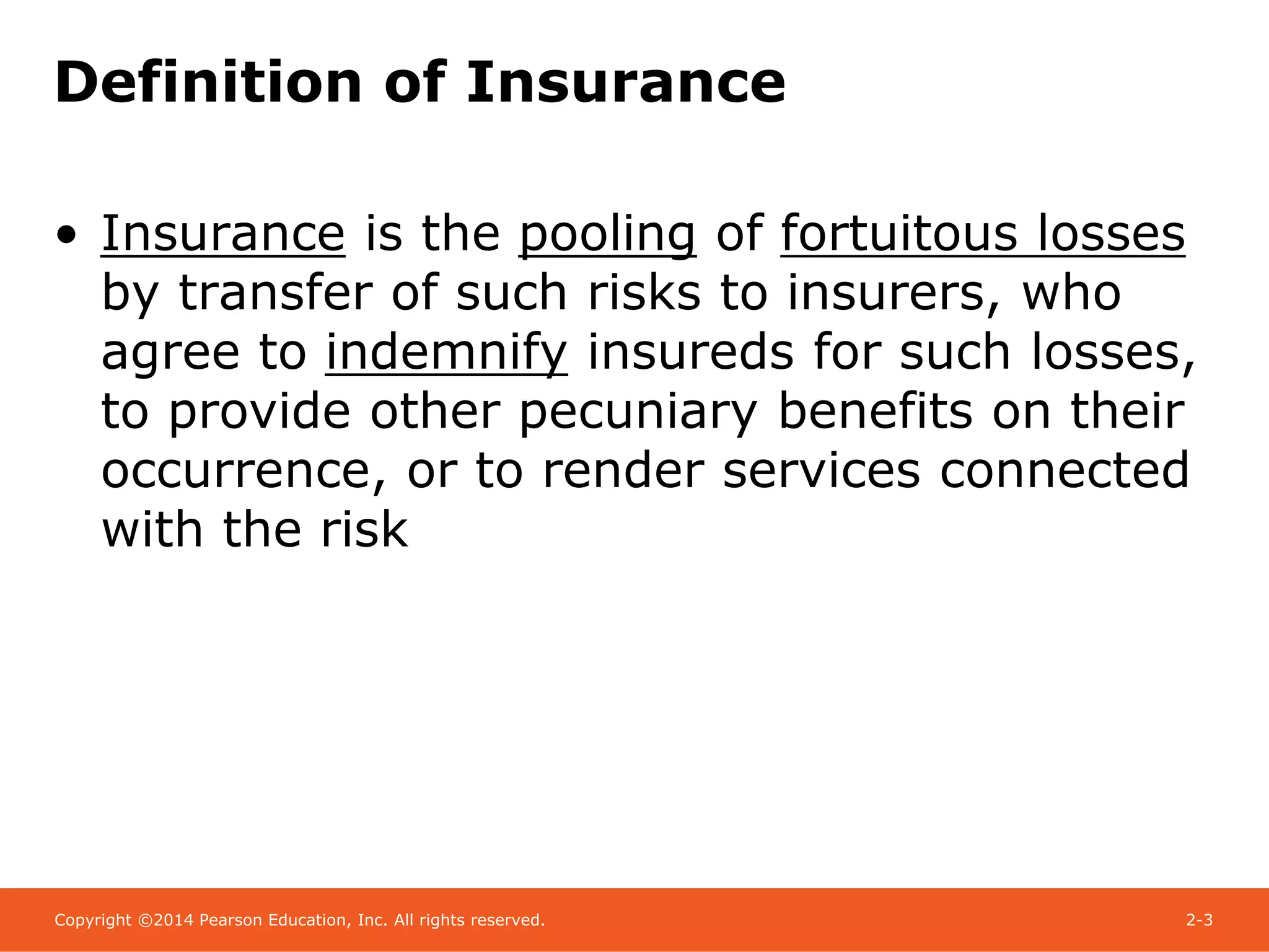 Chapter 02 - Insurance and Risk | PPTX