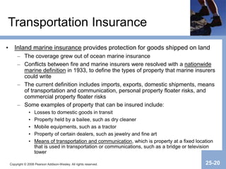Chapter 06 - Commercial Property Insurance | PPTX