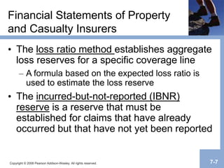 Chapter 07 - Financial Operations of Insurers | PPTX
