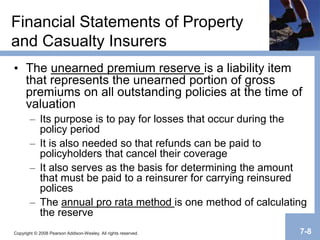Chapter 07 - Financial Operations of Insurers | PPTX