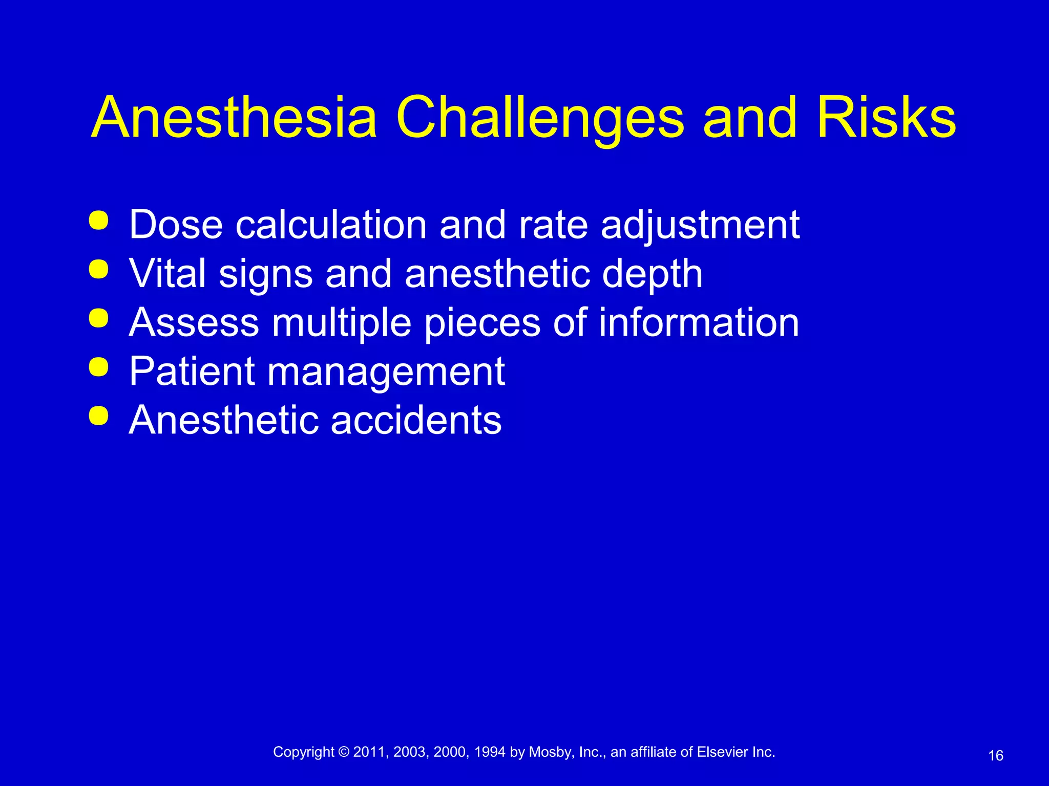 Introduction to Anesthesia | PPT
