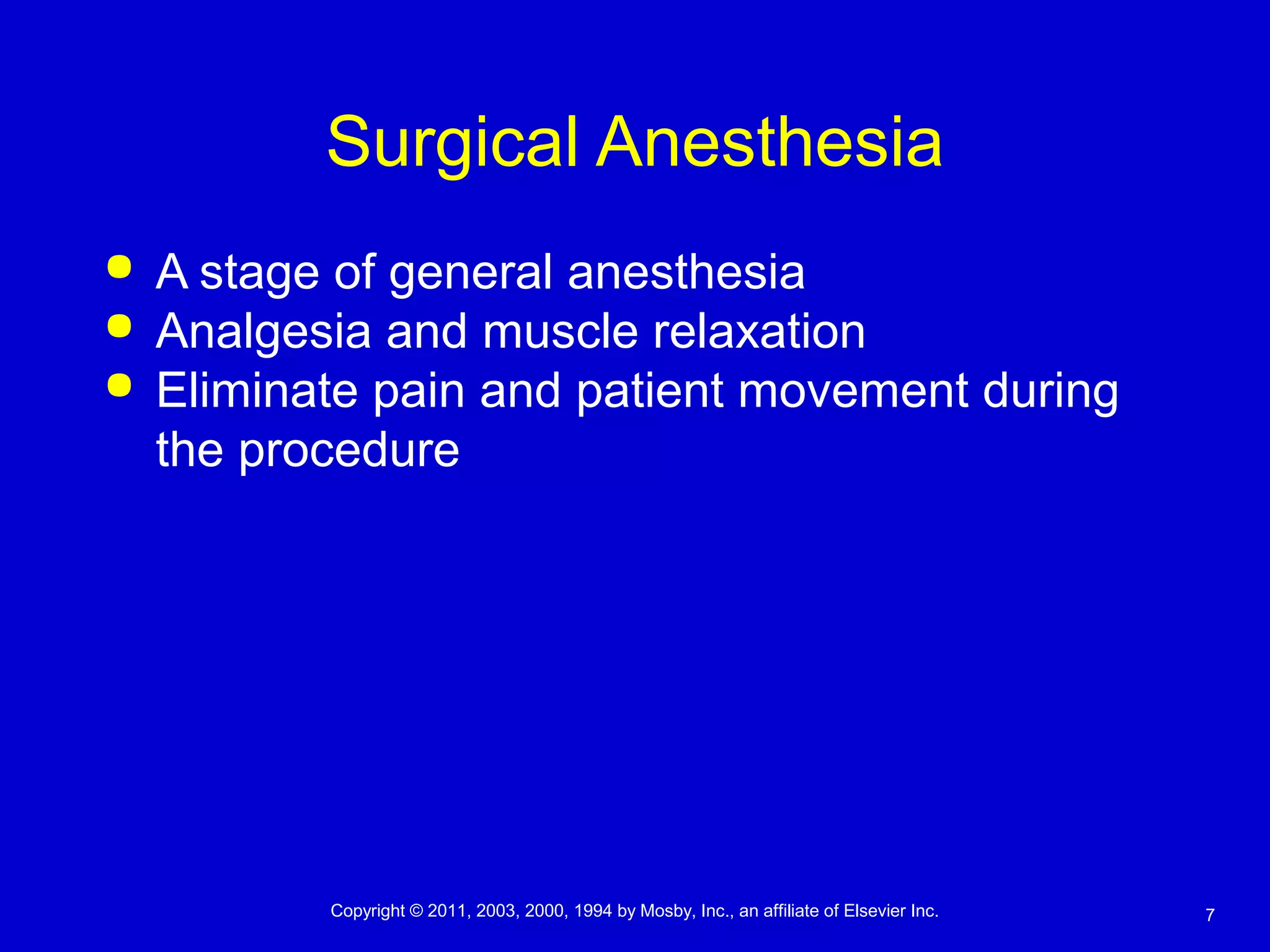 Introduction to Anesthesia | PPT | First Aid | Injuries