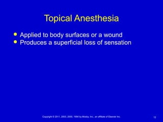 Introduction to Anesthesia | PPT | First Aid | Injuries