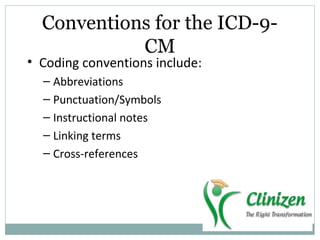 ICD-9-CM Format and Conventions | PPT