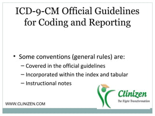 ICD-9-CM Format and Conventions | PPT