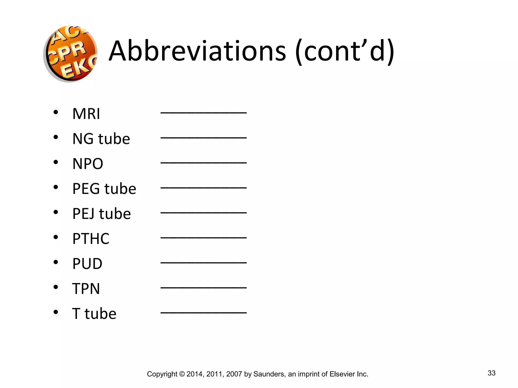 Medical Terminology Chapter 6 | PPT