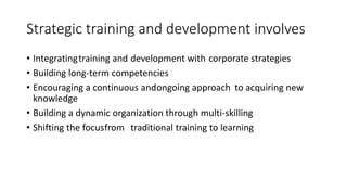 Chapter 008 Strategic Training.pptx | Business Administration | Business