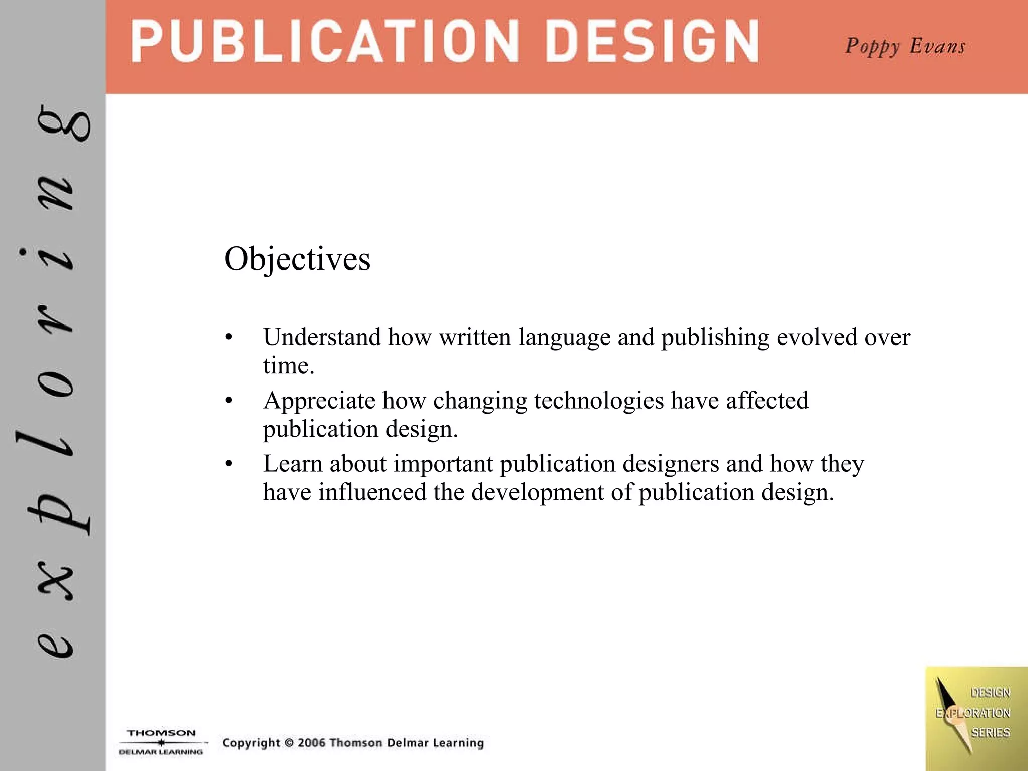 Publication Design Chapter 01 | PPT