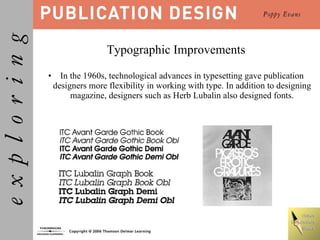 Publication Design Chapter 01 | PPT