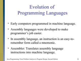 Overview of Programming Languages | PPT