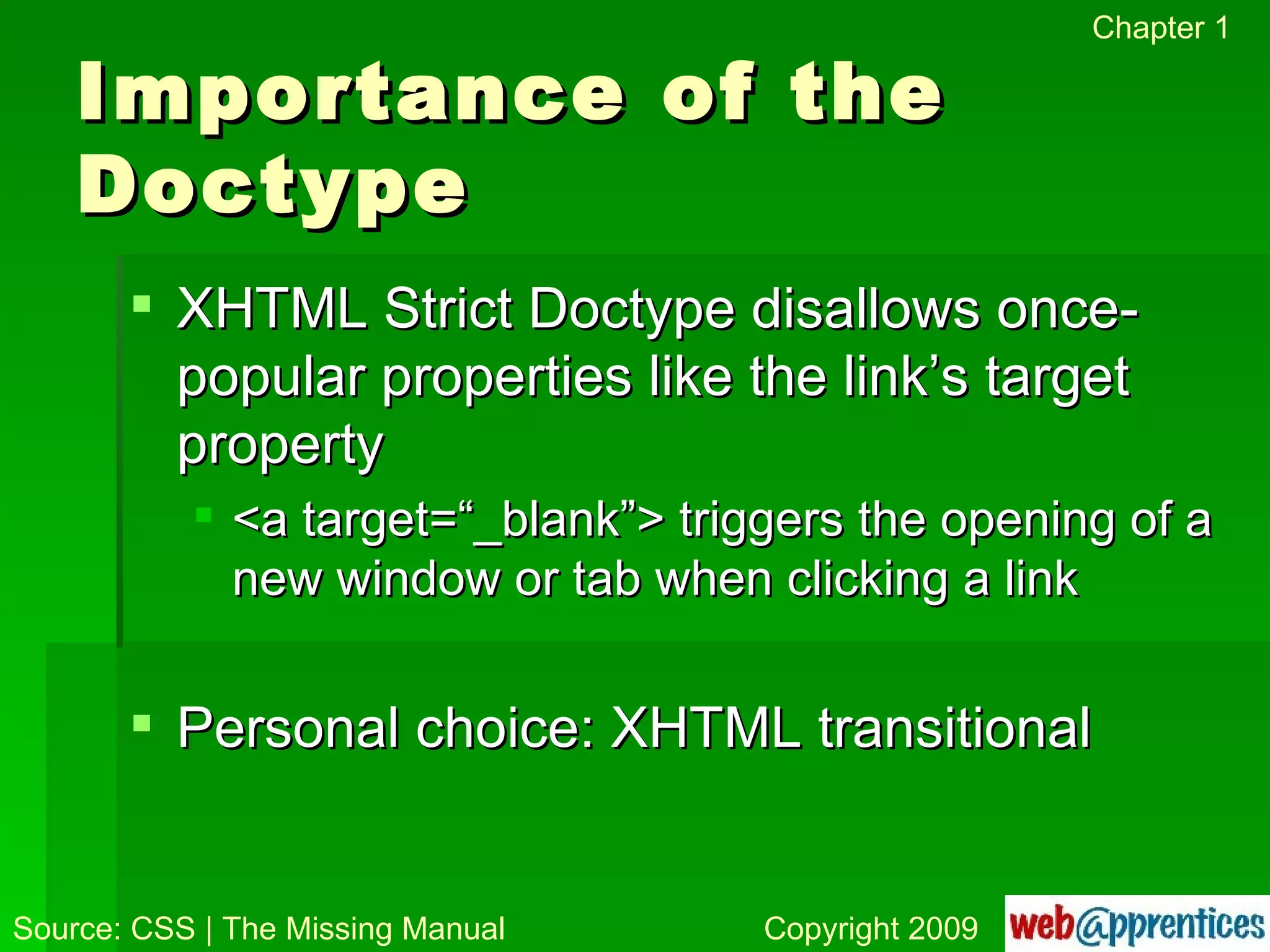 Introduction To Css Ppt