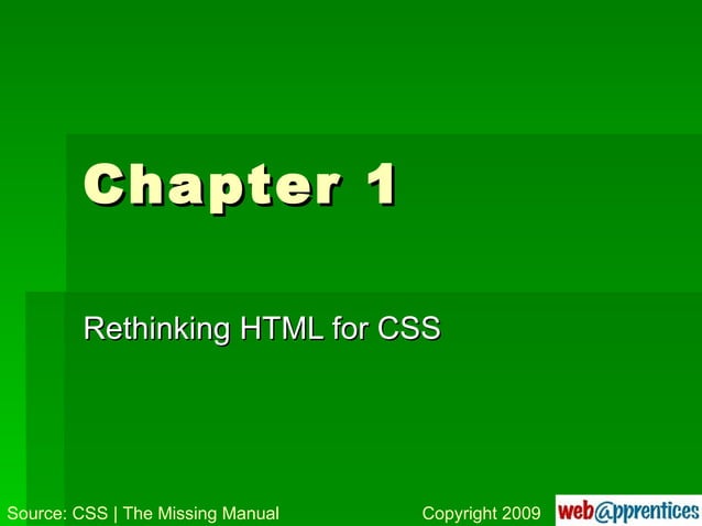 Introduction To Css Ppt