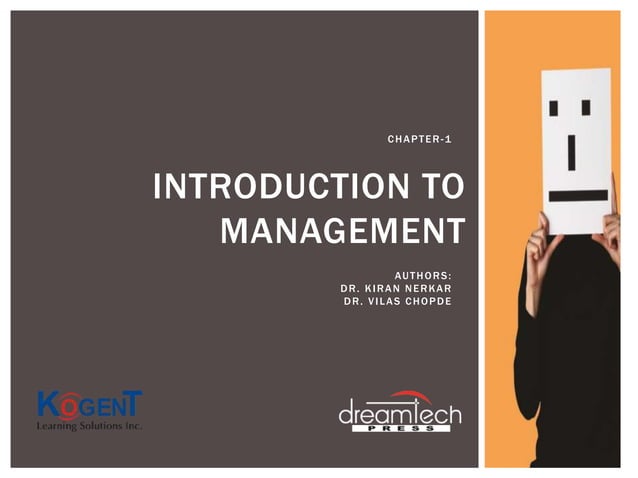 Chapter 01 introduction to management | PPT