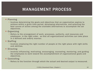 Chapter 01 introduction to management | PPSX