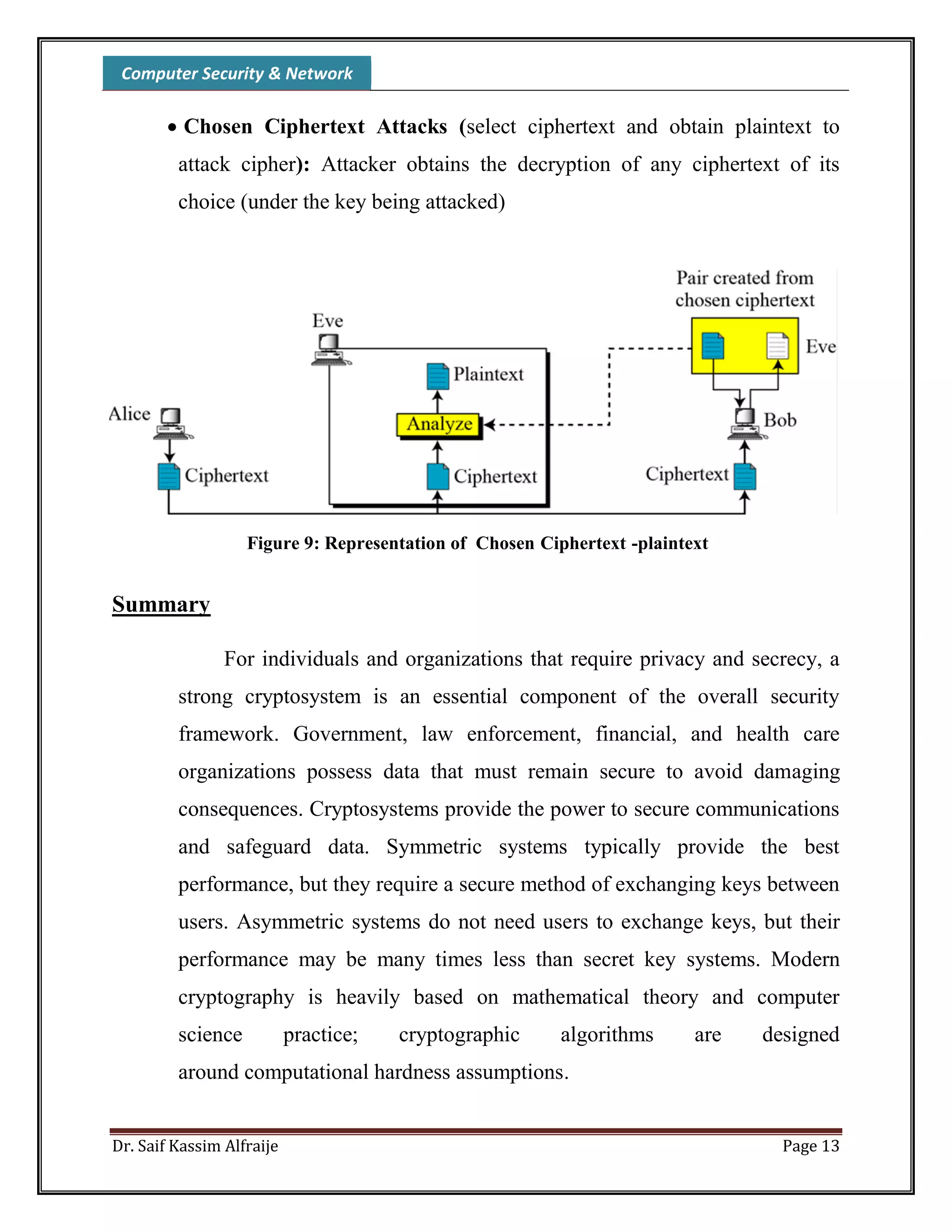 Computer Security (Cryptography) Ch01 | PDF