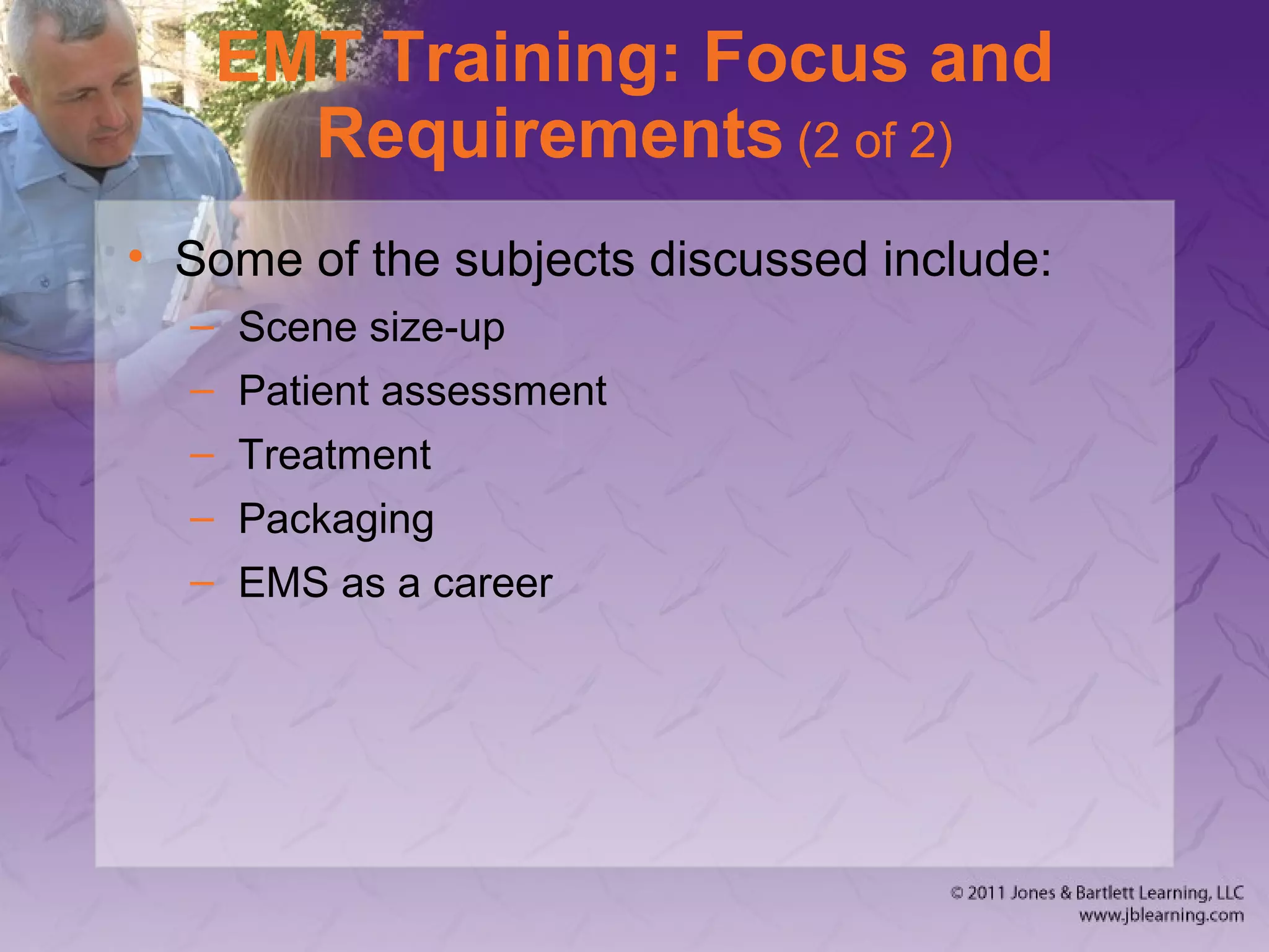 EMT Ch. 1 EMS SYSTEMS | PPT | First Aid | Injuries
