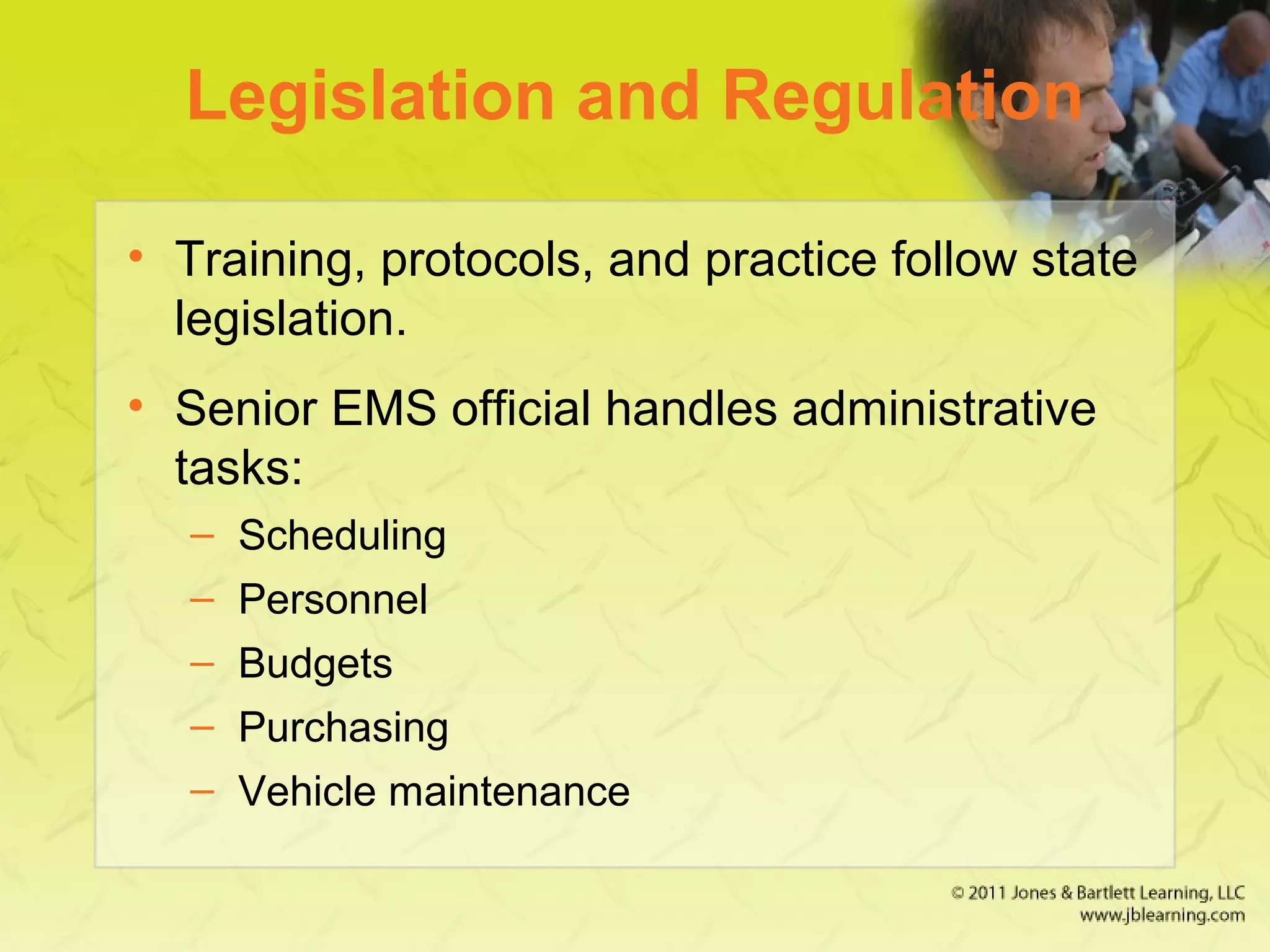 EMT Ch. 1 EMS SYSTEMS | PPT | First Aid | Injuries