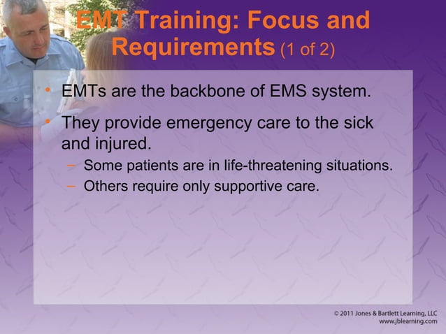 EMT Ch. 1 EMS SYSTEMS | PPT | First Aid | Injuries
