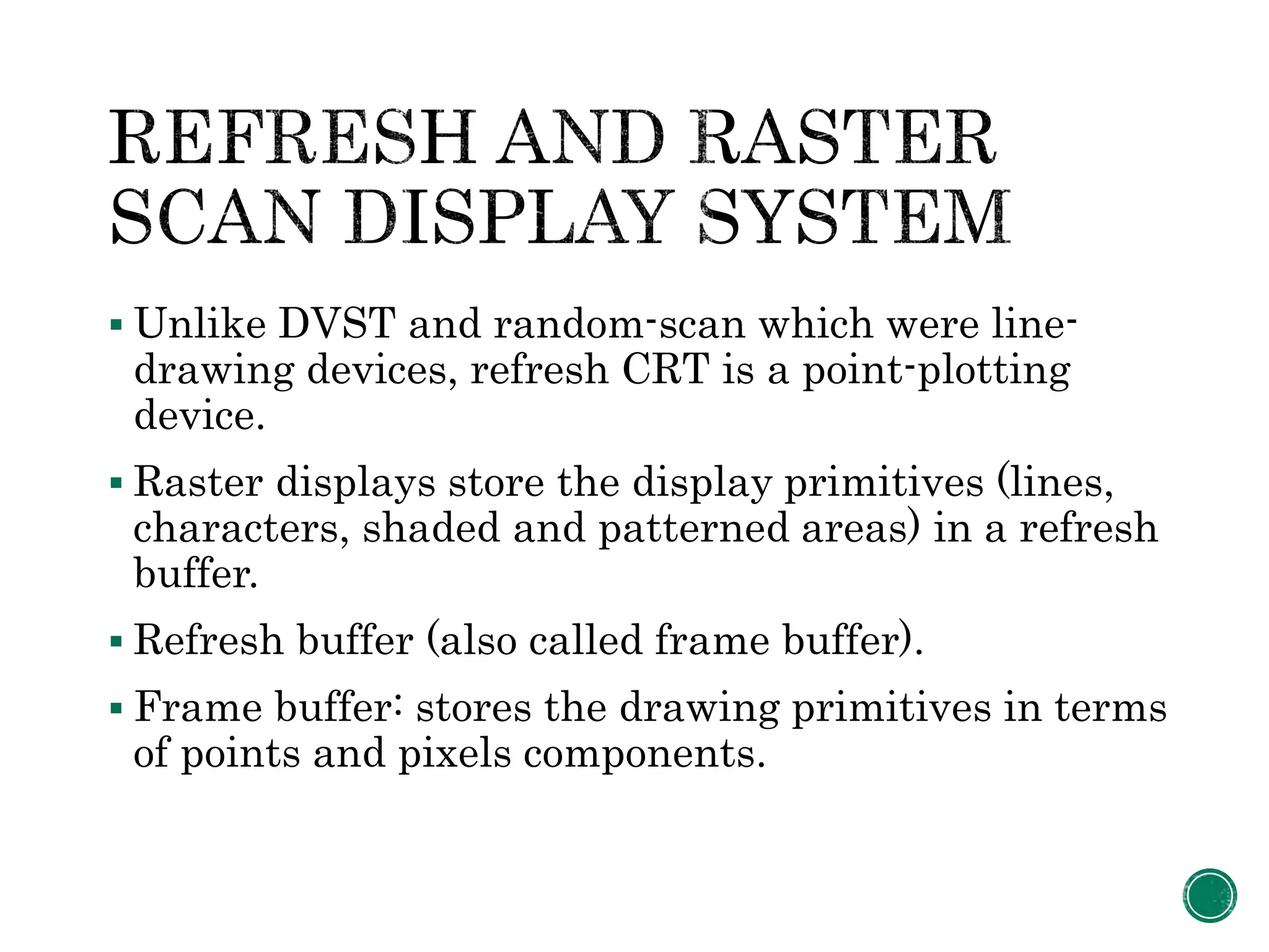 Computer Graphics - Introduction and CRT Devices | PPT