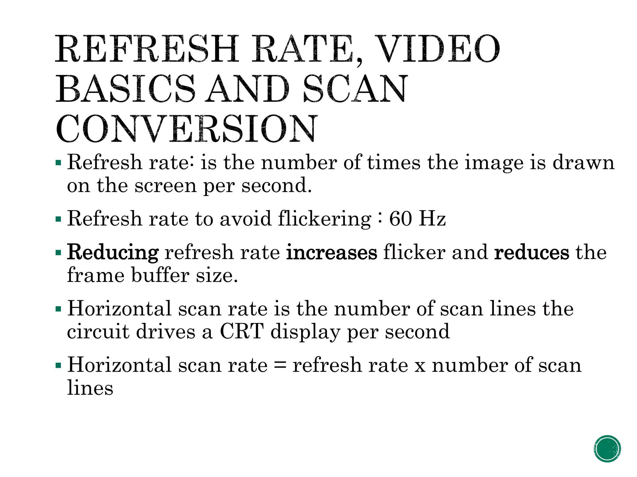 Computer Graphics - Introduction and CRT Devices | PPT