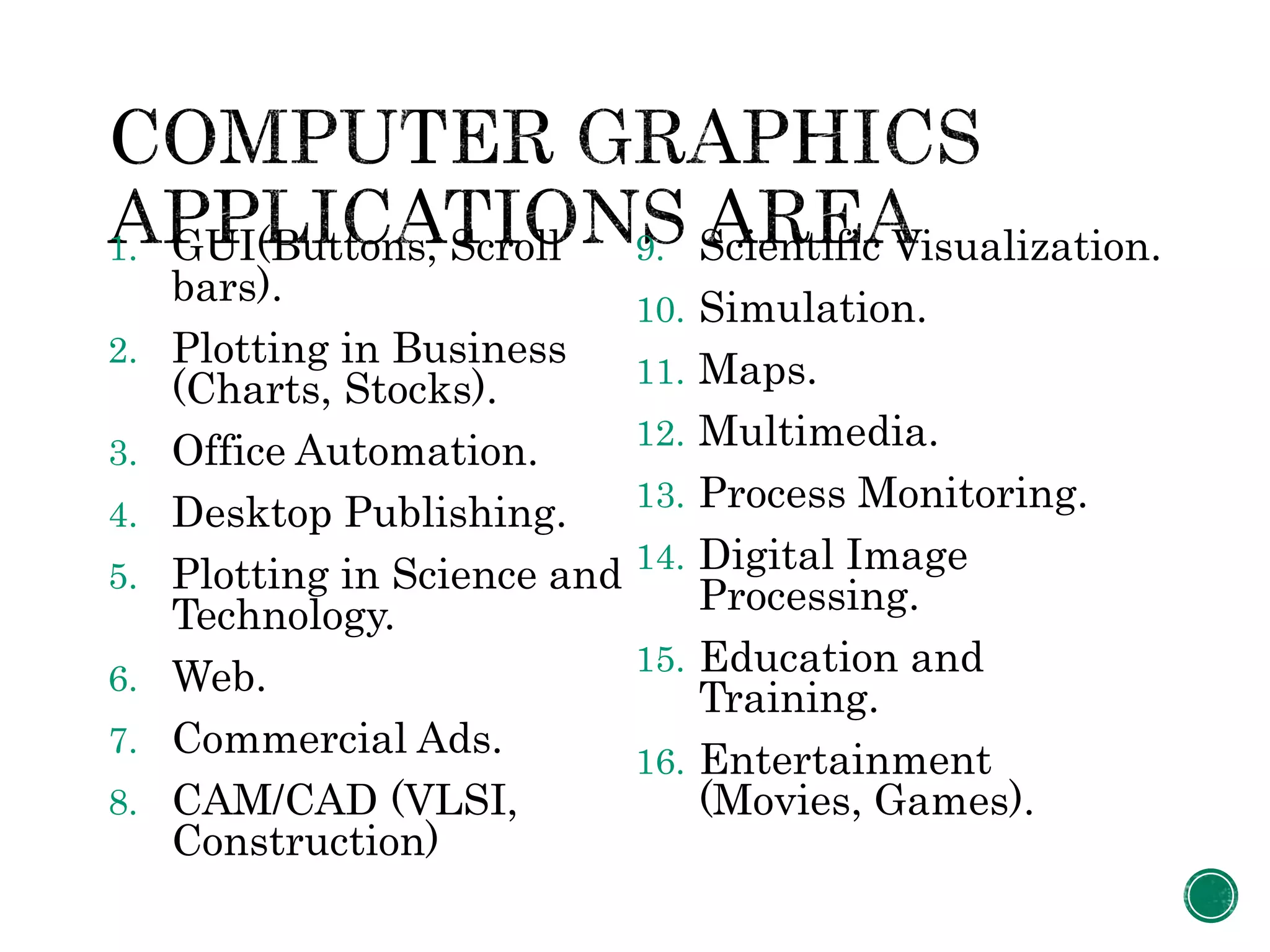 Computer Graphics - Introduction and CRT Devices | PPT