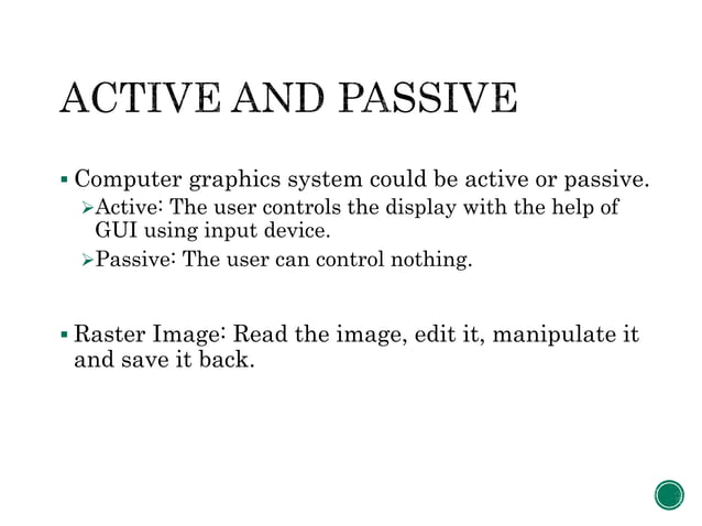 Computer Graphics - Introduction and CRT Devices | PPT