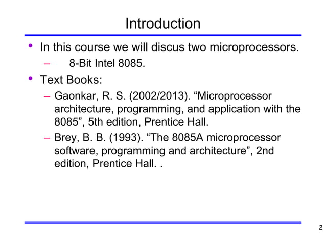 Chapter 1-Microprocessors, Microcomputers, and Assembly Language | PPT