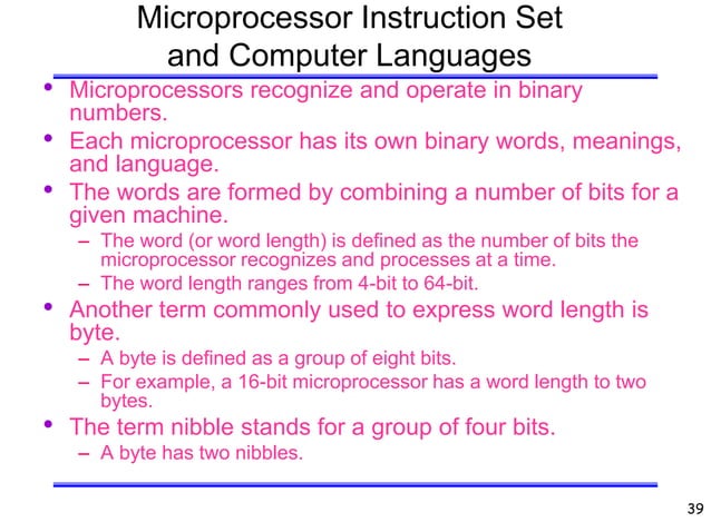 Chapter 1-Microprocessors, Microcomputers, and Assembly Language | PPT