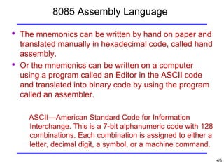 Chapter 1-Microprocessors, Microcomputers, and Assembly Language | PDF