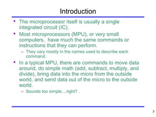 Chapter 1-Microprocessors, Microcomputers, and Assembly Language | PDF