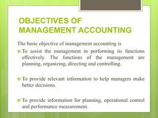 Introduction to Management Accounting | PPTX