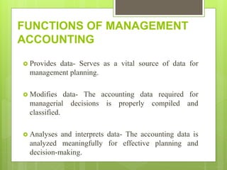 Introduction to Management Accounting | PPTX