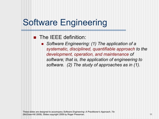 Chapter 01 Software Engineering Pressman Ppt Computer Software And Applications Computing