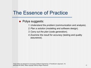 Chapter 01 software engineering pressman | PPT