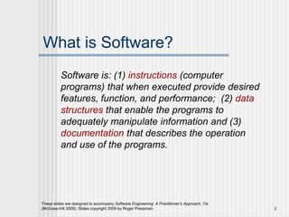Chapter 01 software engineering pressman | PPT