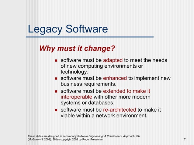 Chapter 01 Software Engineering Pressman Ppt Computer Software And Applications Computing