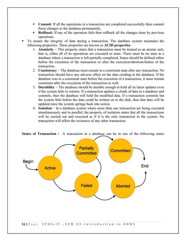 Introduction to Databases and Transactions | PDF