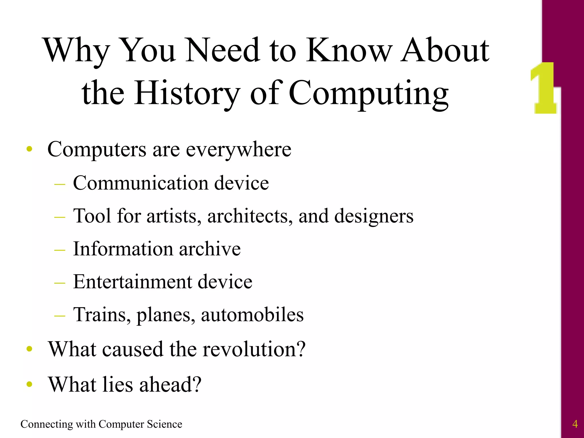 A brief history of computing | PPT